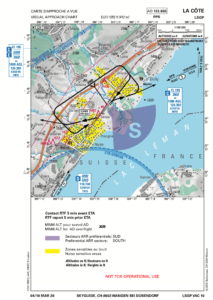 Carte VAC / AD Info – Aérodrome de La Côte – LSGP